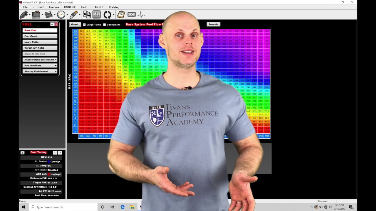 Holley EFI Training Course Part 15: Fuel Modifier Tables | Evans ...