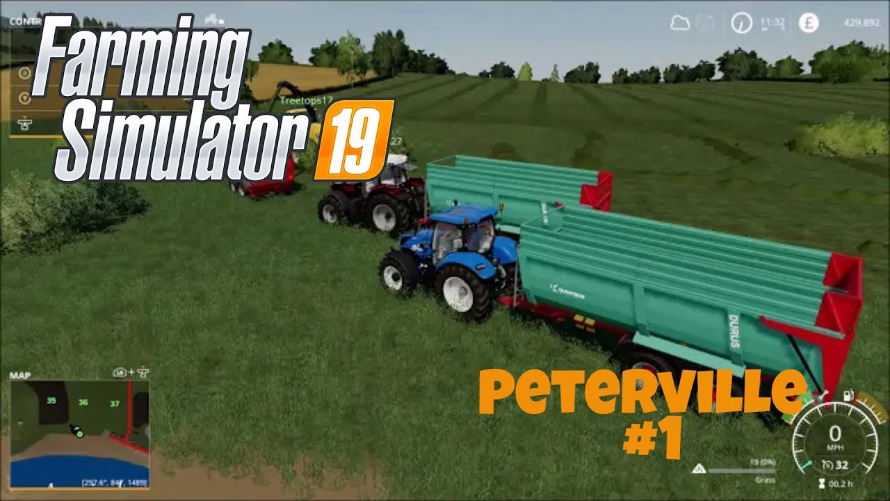 New Silage Map - Fs19 PeterVille Farm (EP 1) - YouTube