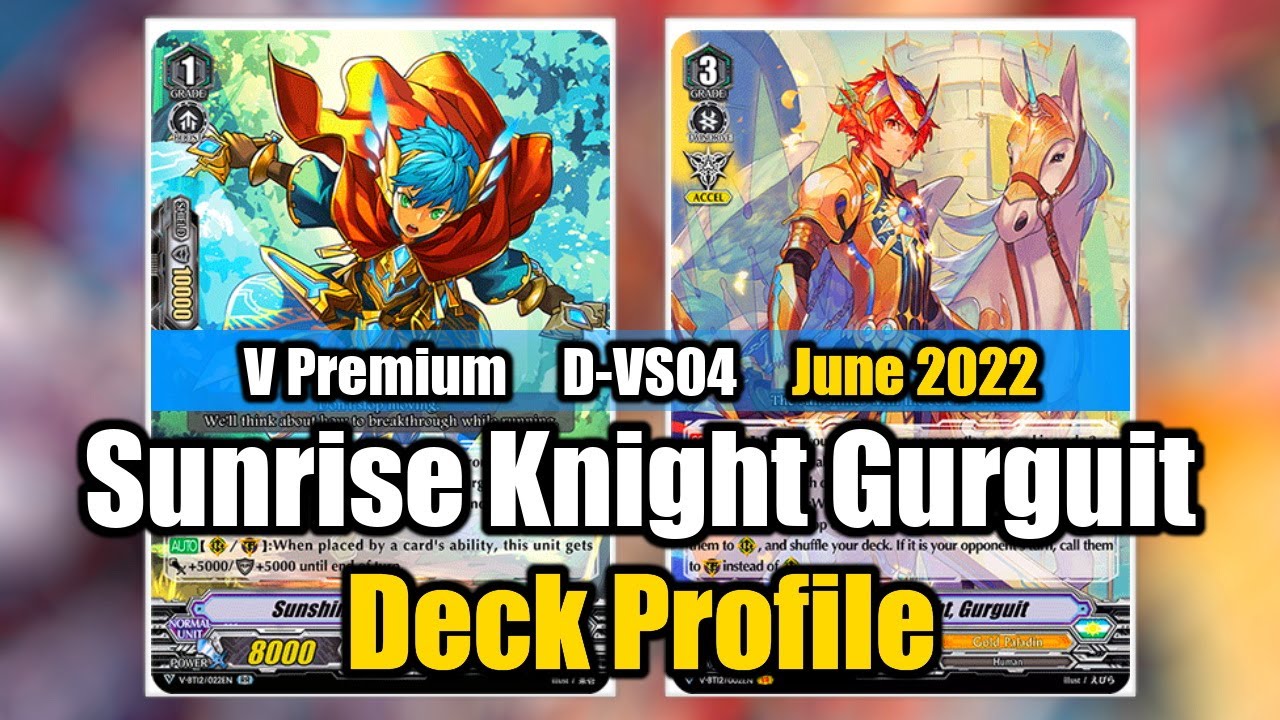 V Premium Sunrise Knight Gurguit Deck Profile D-VS04 | Cardfight ...