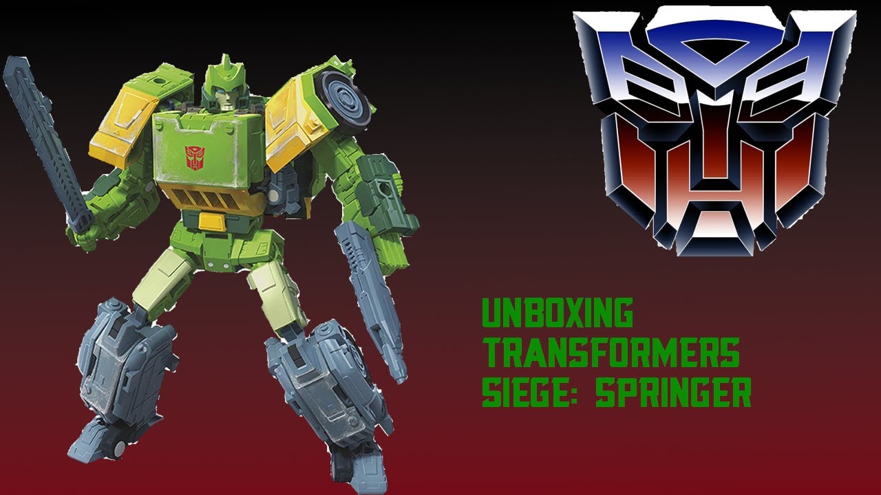 Unboxing Transformers Siege Springer! - YouTube
