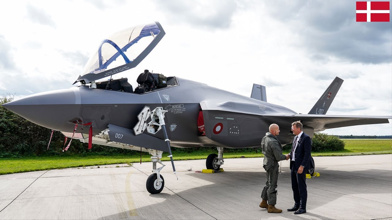 Denmark takes delivery of its first four F-35 fighter jets - YouTube