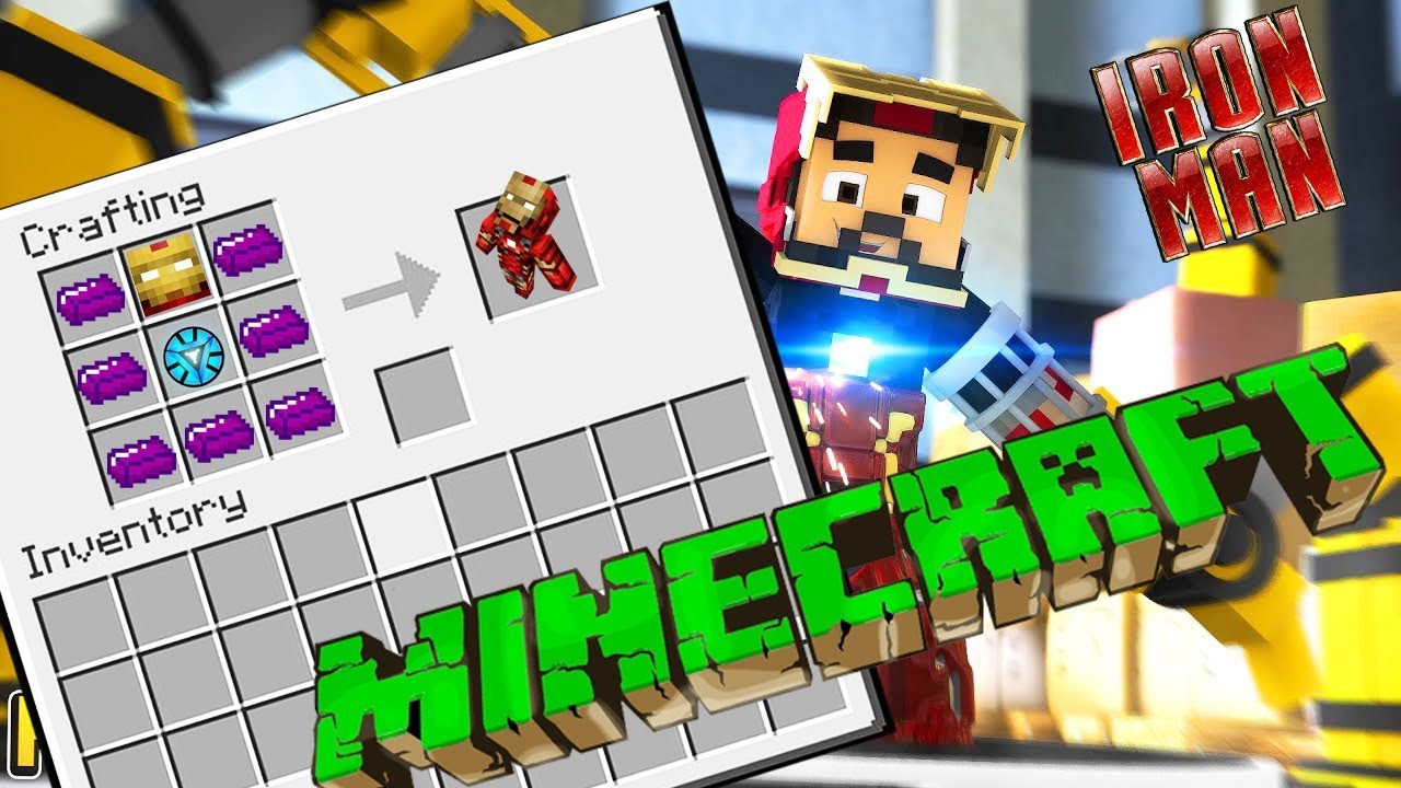 IRONMAN in Minecraft | Playing As Tony Stark (Superhero Mod ) - YouTube