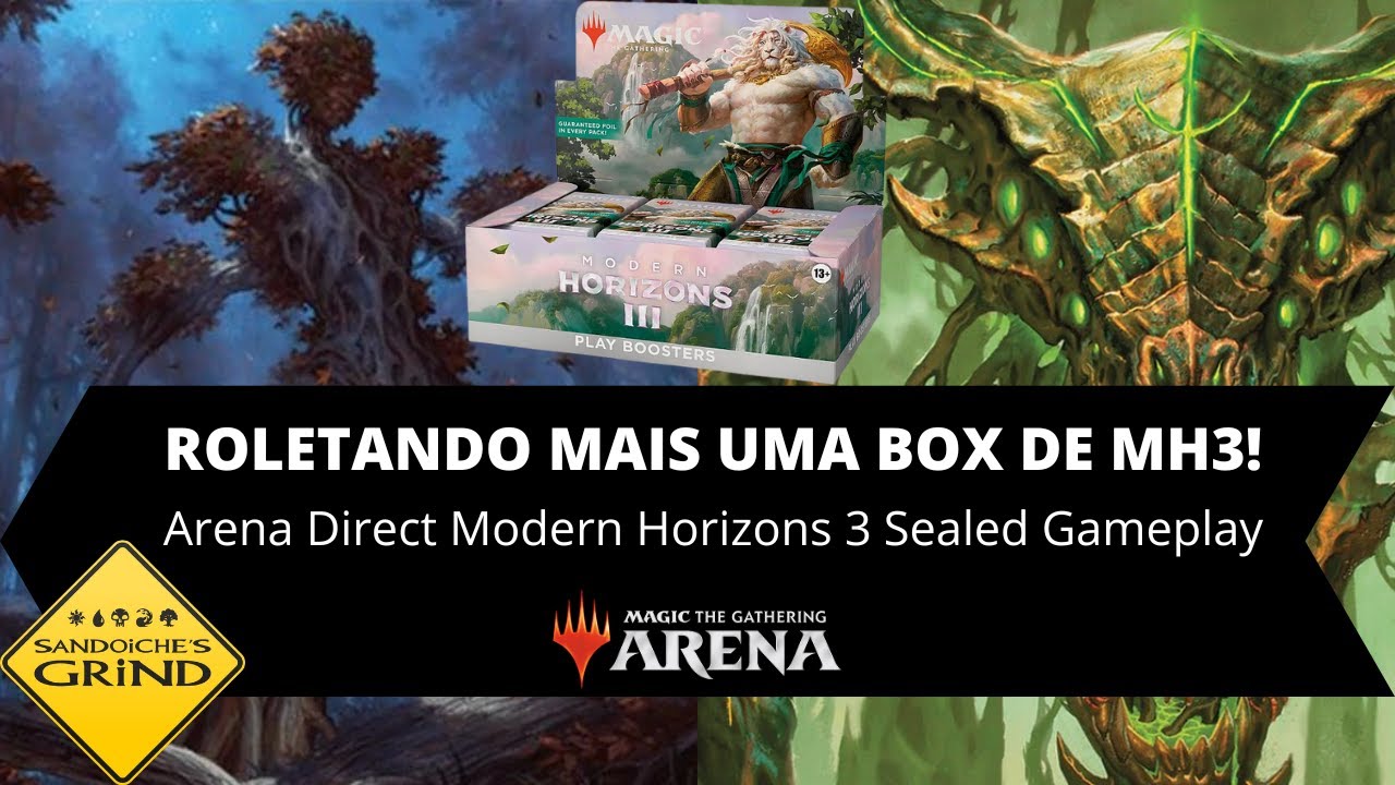 ROLETANDO MAIS UMA BOX DE MH3! Modern Horizons 3 Sealed Arena Direct ...