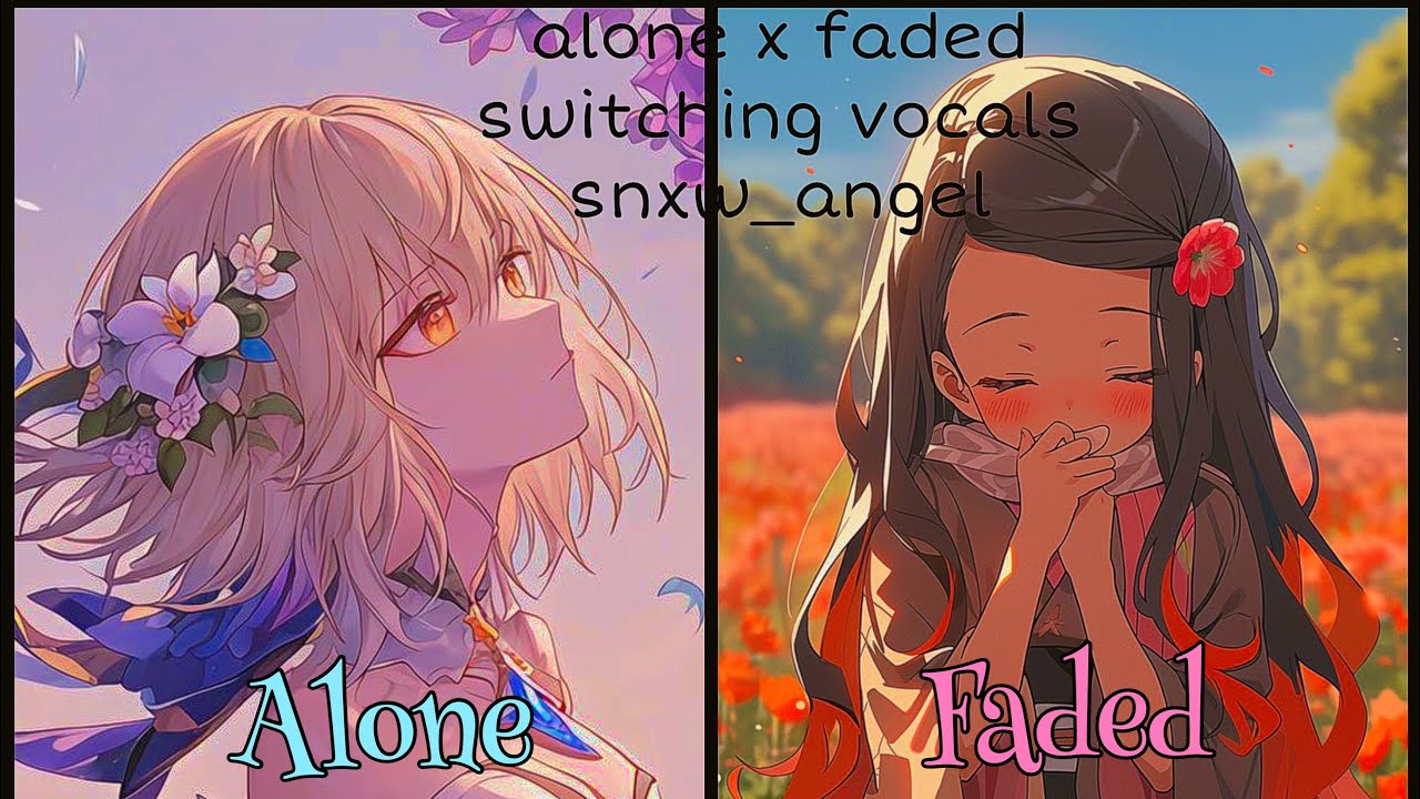 Nightcore - Alone x Faded | Switching Vocals - YouTube