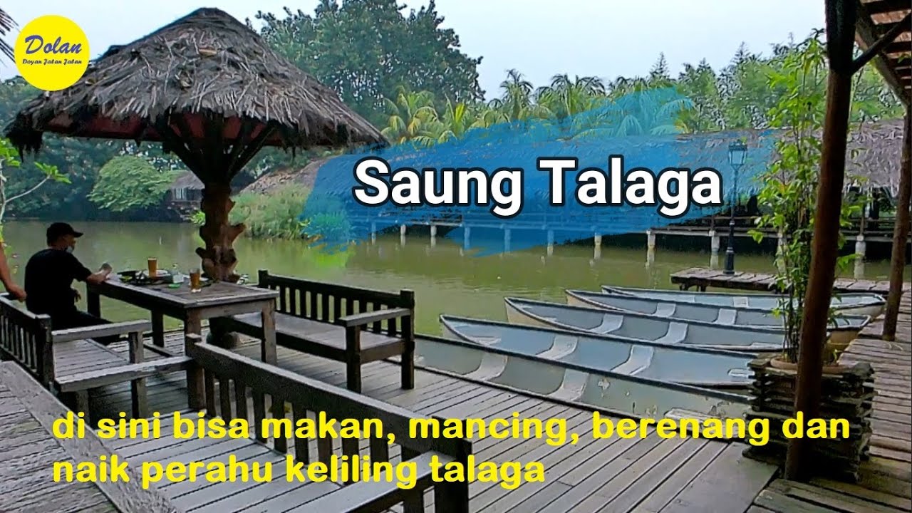 Lunch at "RM Saung Talaga". Here You Can Eat, Fishing, Swim and Ride a ...