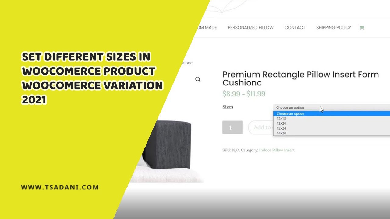 Set Different Sizes In Woocomerce Product - Woocomerce Variation 2021 ...