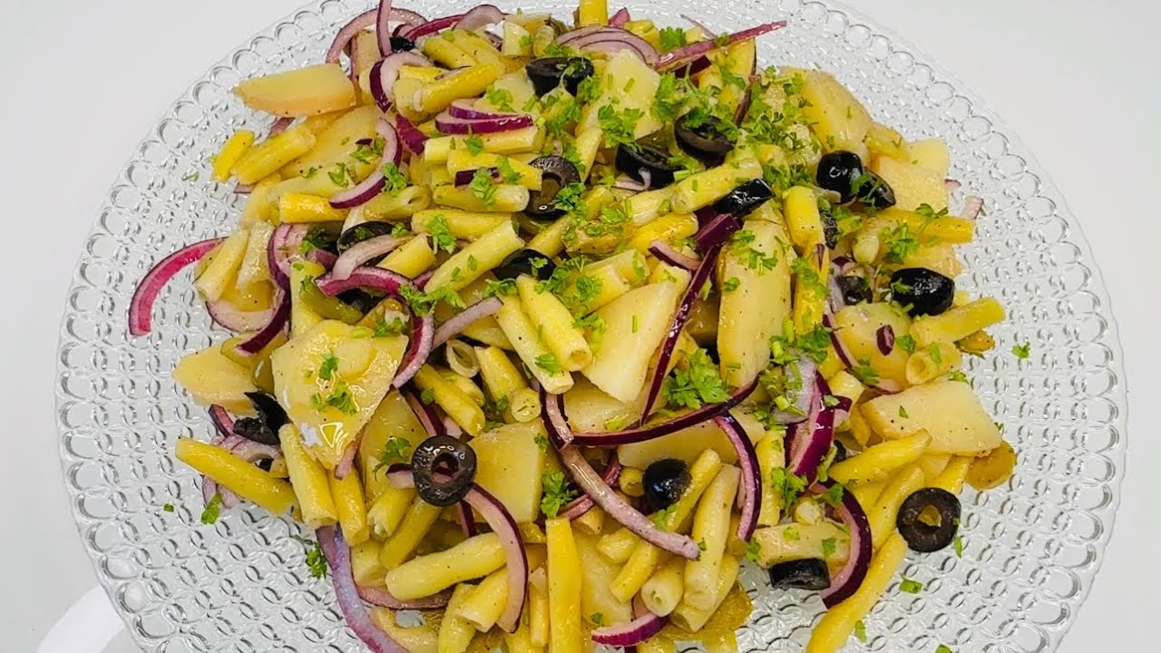 Ideja za korizmeni ručak - krompir salata sa mahunama - YouTube