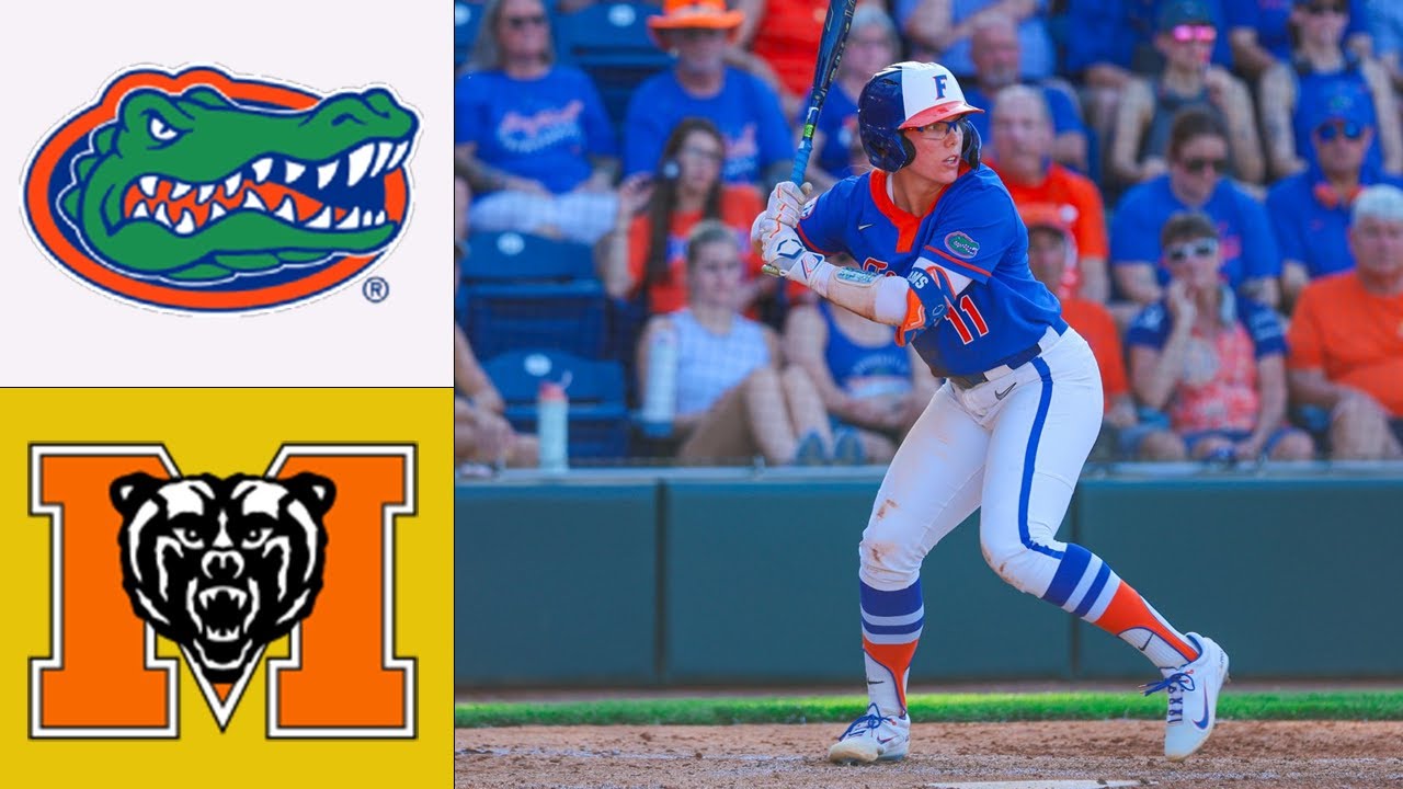Florida Gators vs Mercer Bears GAME innings 1-3 | MAY 16,2025 College ...