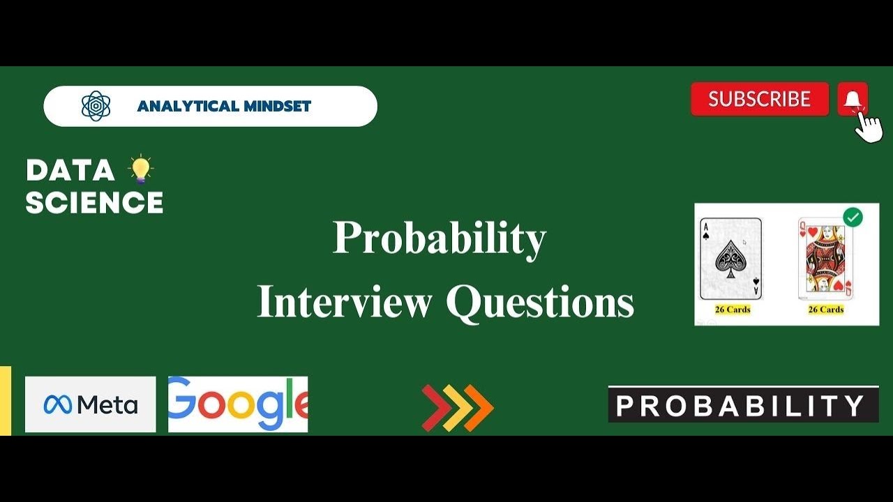 Probability Interview Questions Part1/2 | Top Probability Questions and ...