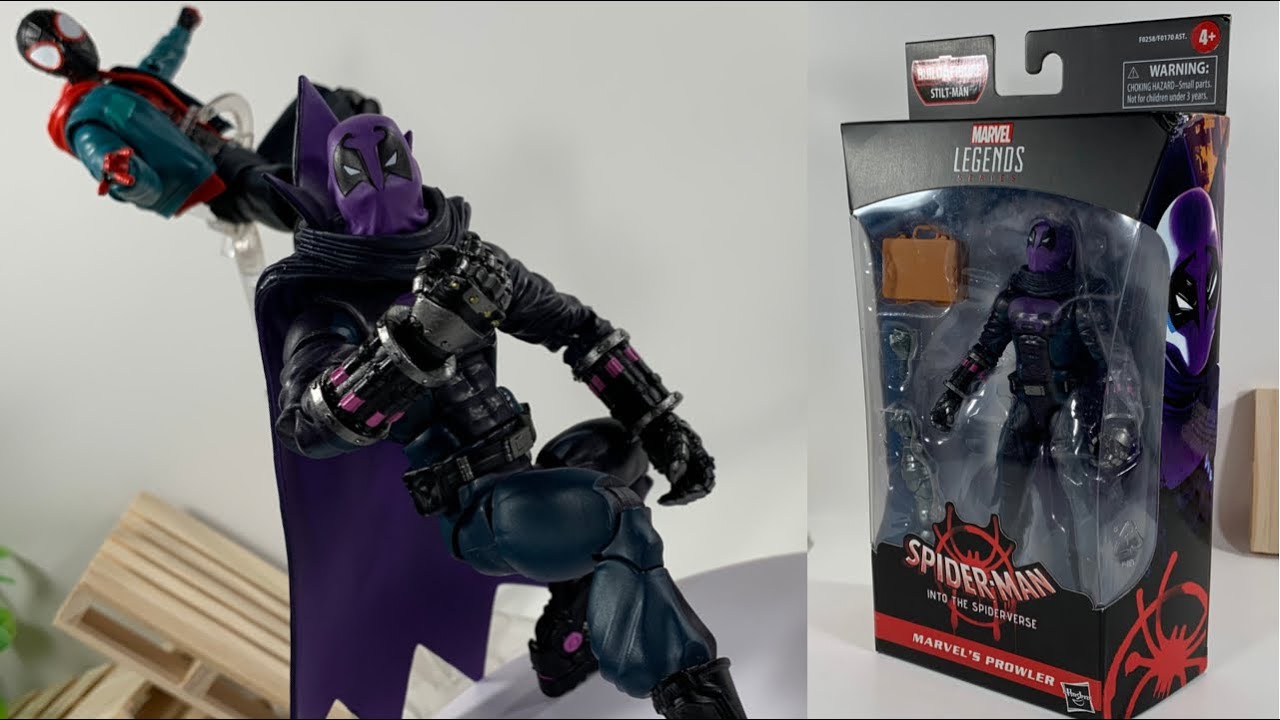 Marvel Legends The Prowler from Spiderman Into The SpiderVerse Action ...