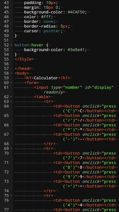 Design N Dev Of Science Calculator Using Html Css N Js Webframework Smartphone Programming 