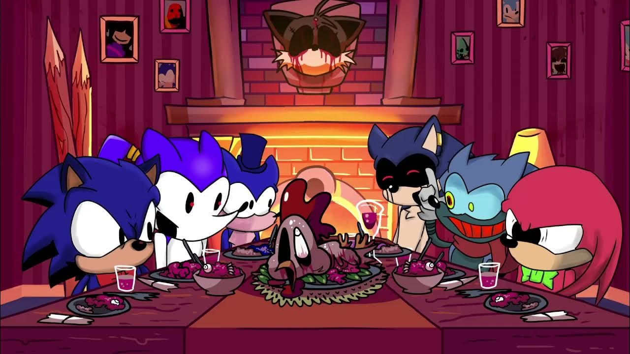 FNF vs sonic.exe GodFeast but is Faker.Exe and Needlem0use and hog vs ...