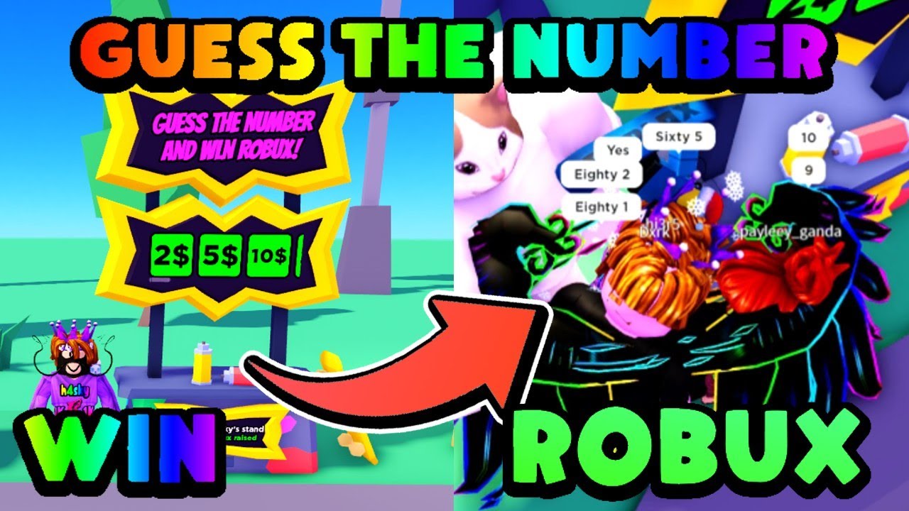 Guess The Number, Win Robux In Pls Donate! (Roblox) - YouTube