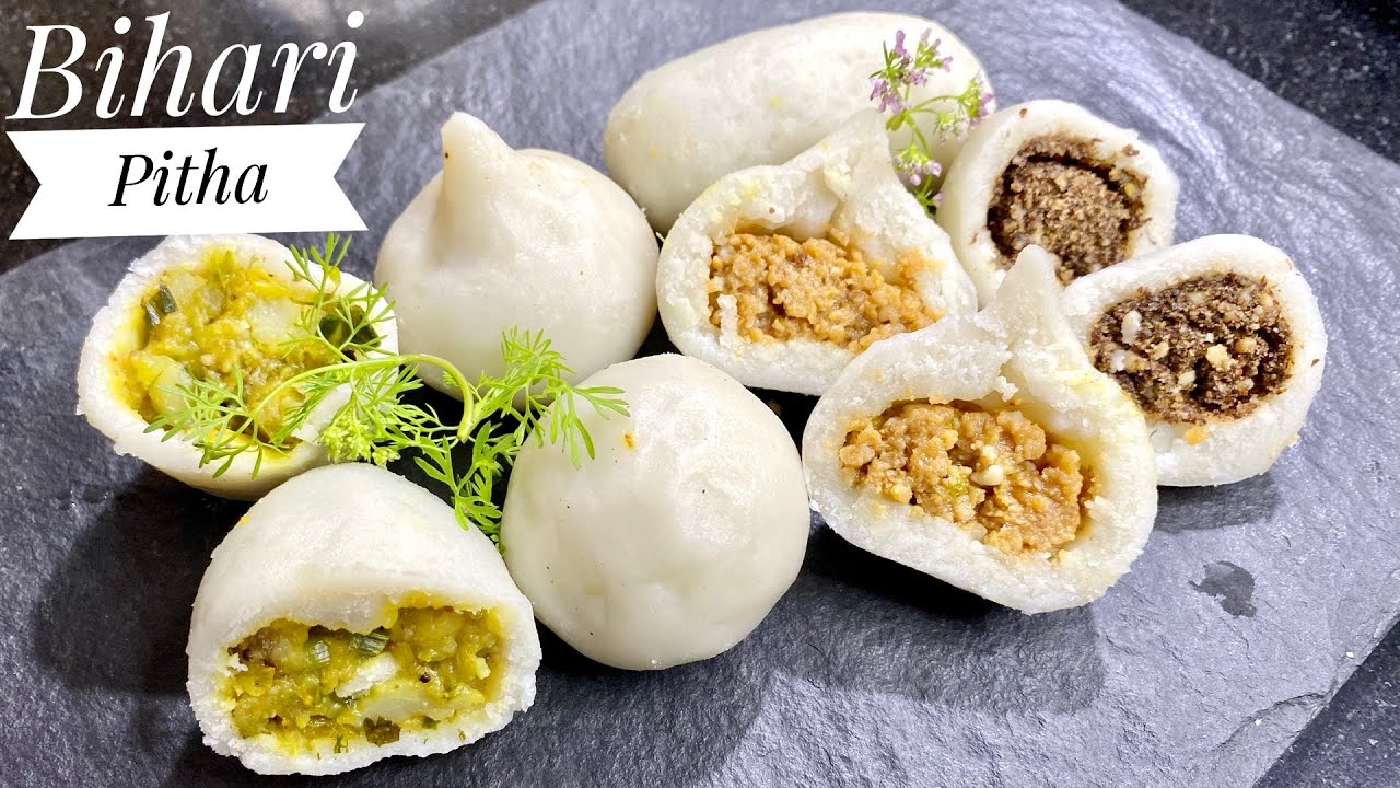 तीन तरह का बिहारी पीठा रेसिपी | pitha recipe | Traditional Bihari pitha ...