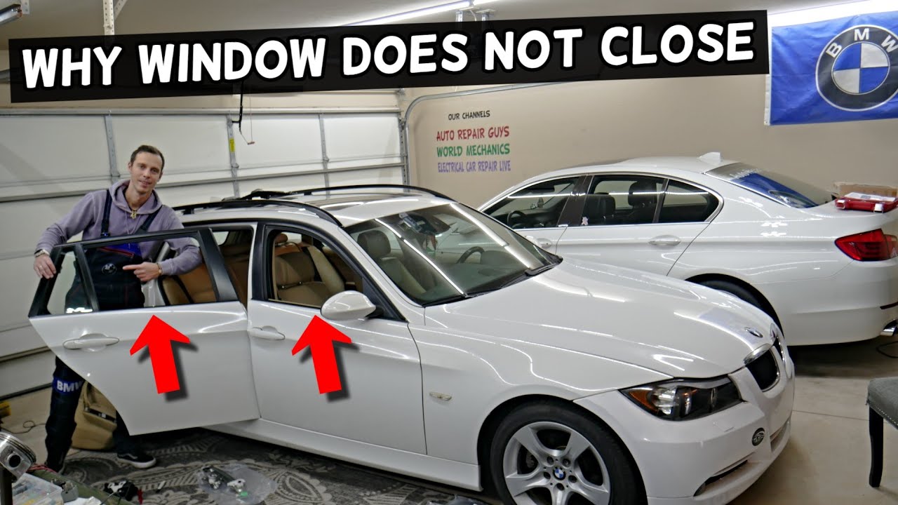 WHY WINDOW DOES NOT CLOSE GO UP BMW E90 E91 E92 E93 325i 328i 330i 335i ...