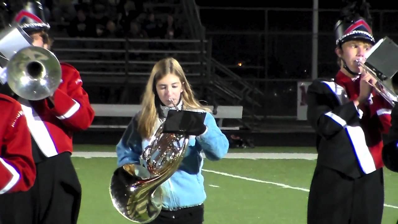 Meg plays with Arrowhead Marching Band - YouTube