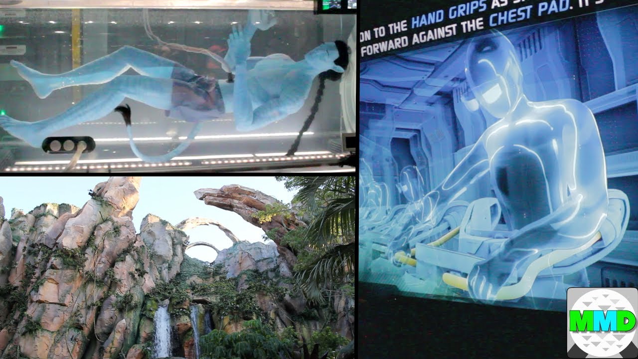 Avatar Flight of Passage Stand By Queue Line & Pre Show - Full ...