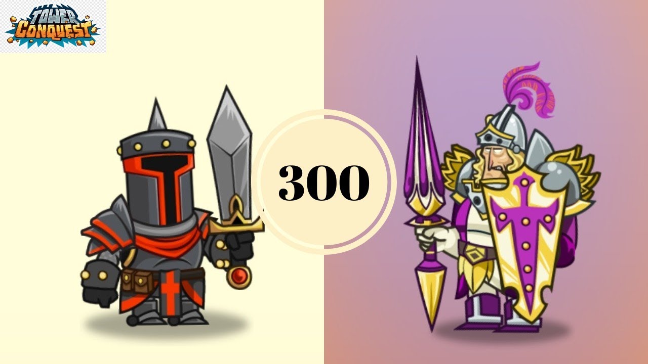 Tower defens/Tower Conquest:gameplay walkthrough best team part 300 ...