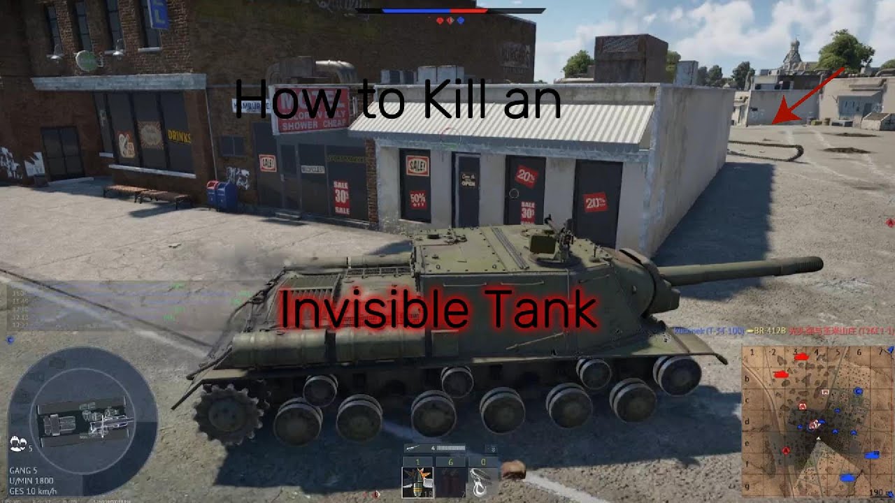 How to KIll an Invisible Tank - YouTube