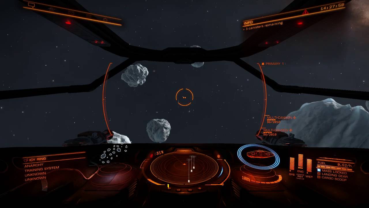 Elite - Dangerous Day 1 [Training Mission] with thrustmaster - YouTube