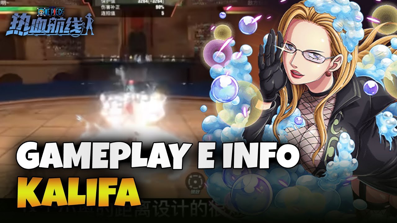 KALIFA GAMEPLAY E INFO One Piece Fighting Path - YouTube