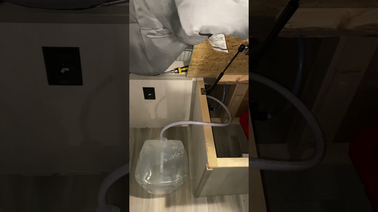 Filling RV fresh water tank using your onboard RV water pump. - YouTube