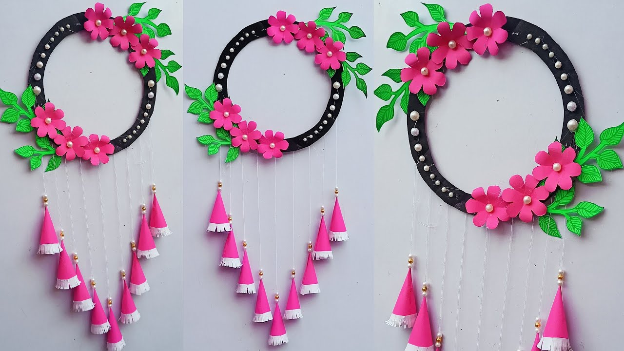 a4 Nirmana/paper flower wall decor/paper wall hanging/room decor/wall ...