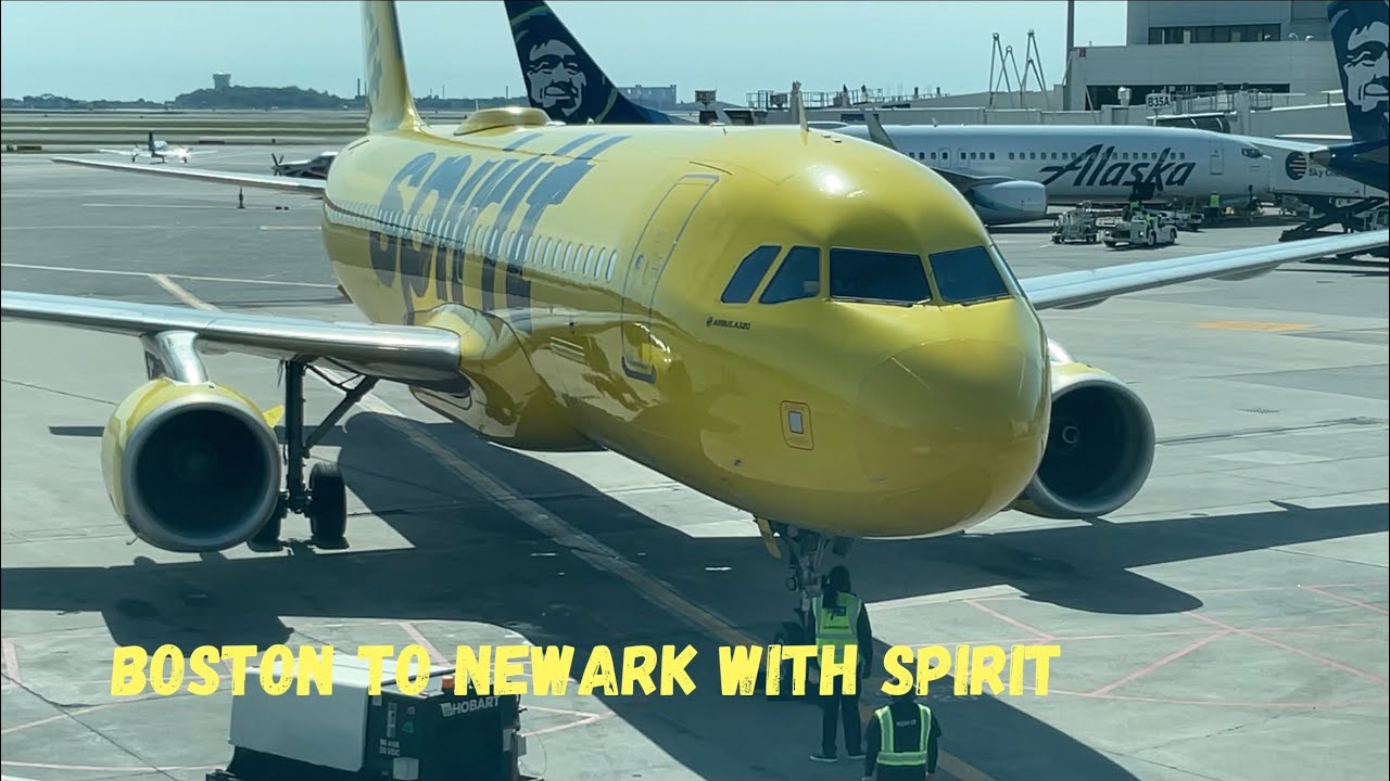 Trip Review | Spirit Airlines | Boston to Newark | Airbus a320-232(SL ...
