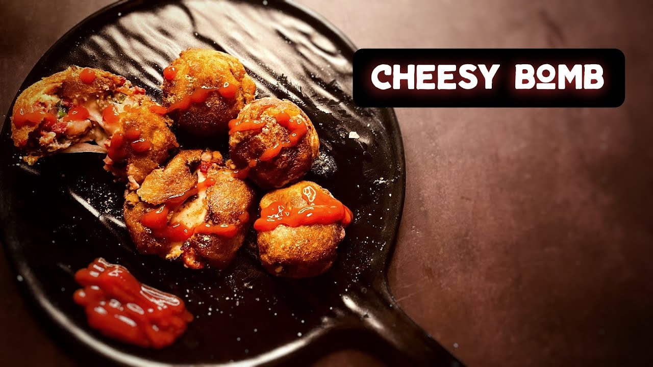 Cheesy Bomb for kids | easy snacks recipe - YouTube