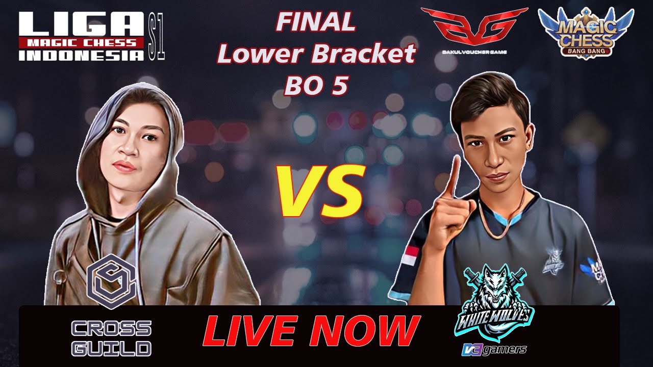 LIVE: CROSS GUILD vs WOLVES VCG |BVG Liga Magic Chess Indonesia Season ...
