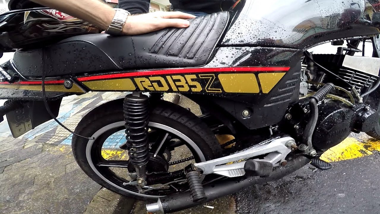 YAMAHA RDZ135 1990 - FUI BUSCAR APÓS COMPRA E LEVEI PARA EMBELEZAR ...