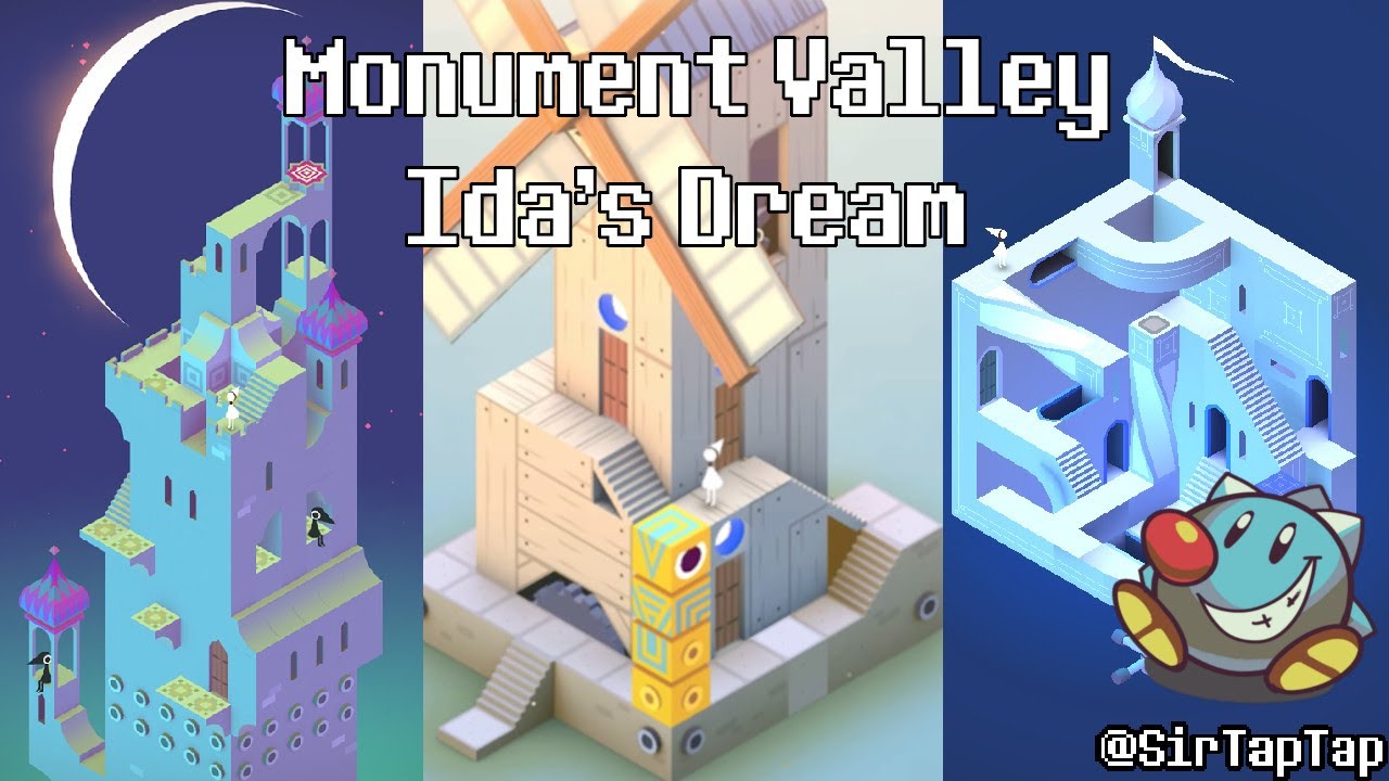 Let's Play Monument Valley Ida's Dream | Dreaming of Windmills - YouTube
