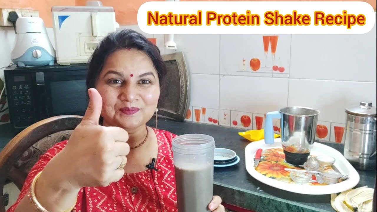 NATURAL PROTEIN SHAKE RECIPE | Healthy And Tasty Protein Shake Recipe😋 ...