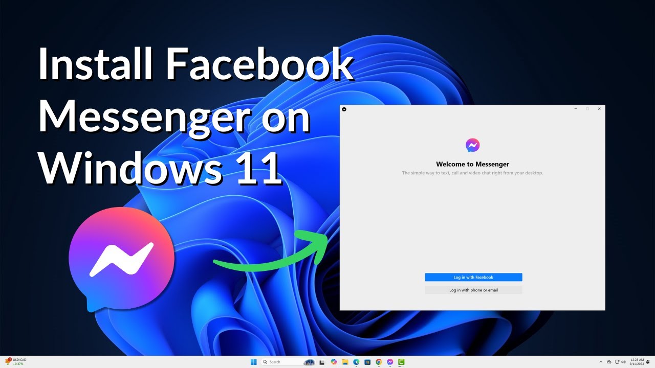 How to Install Facebook Messenger on Windows 11 - YouTube