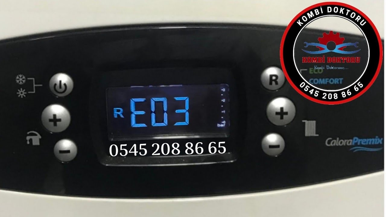 Eca Calora Premix Kombi E 03 arıza kodu nedir? | Eca Kombi arıza ...