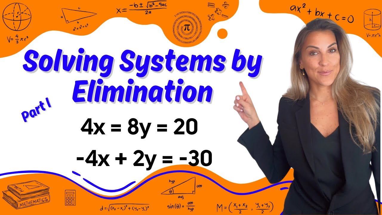 Solving Systems by Elimination (Part I) - YouTube