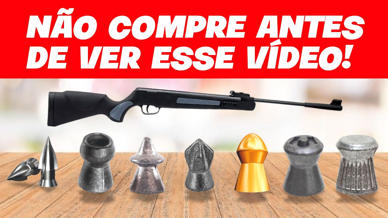 🚨CUIDADO! Melhores Chumbinhos 5.5 pra Carabina de Pressão! Chumbinho 5. ...