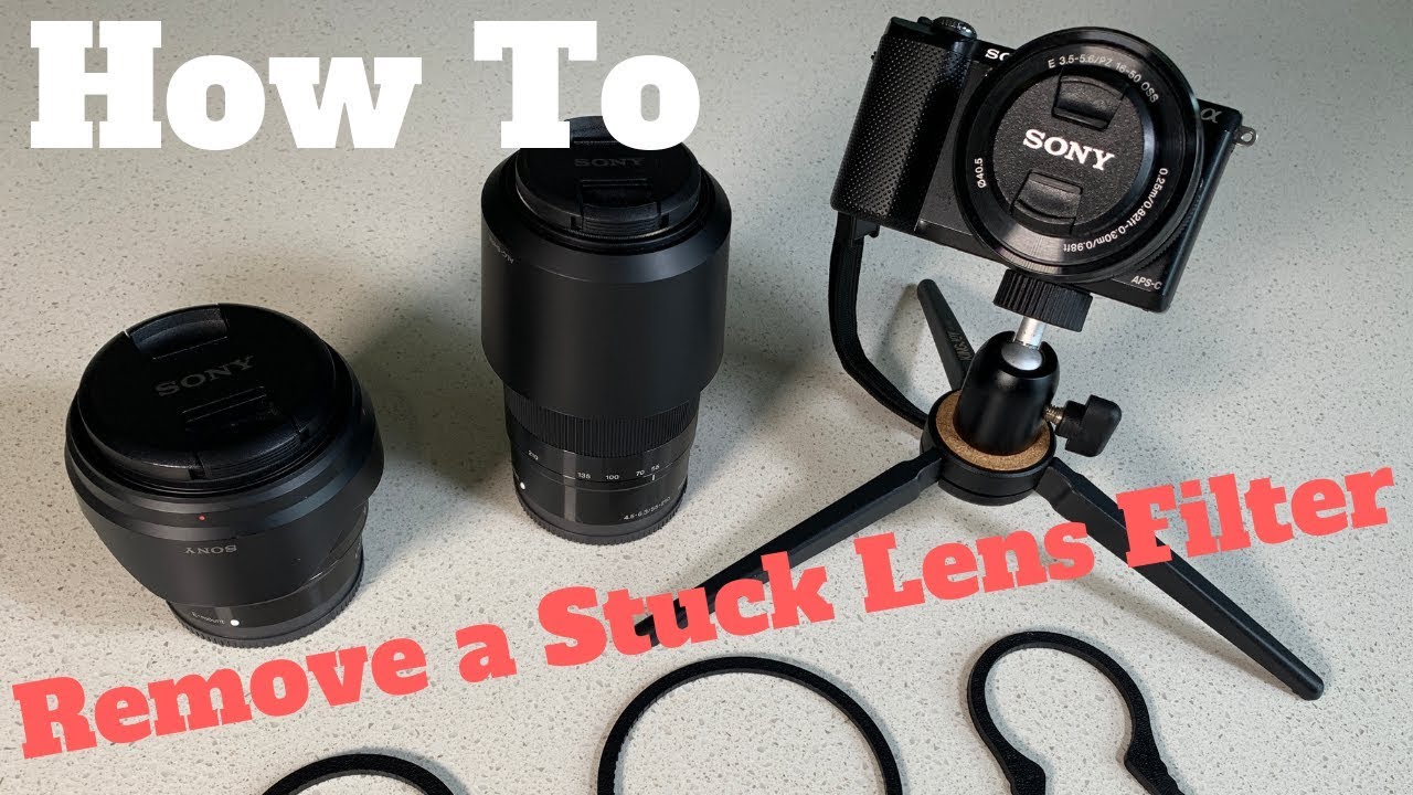 How To Remove a Stuck Camera Lens Filter - YouTube