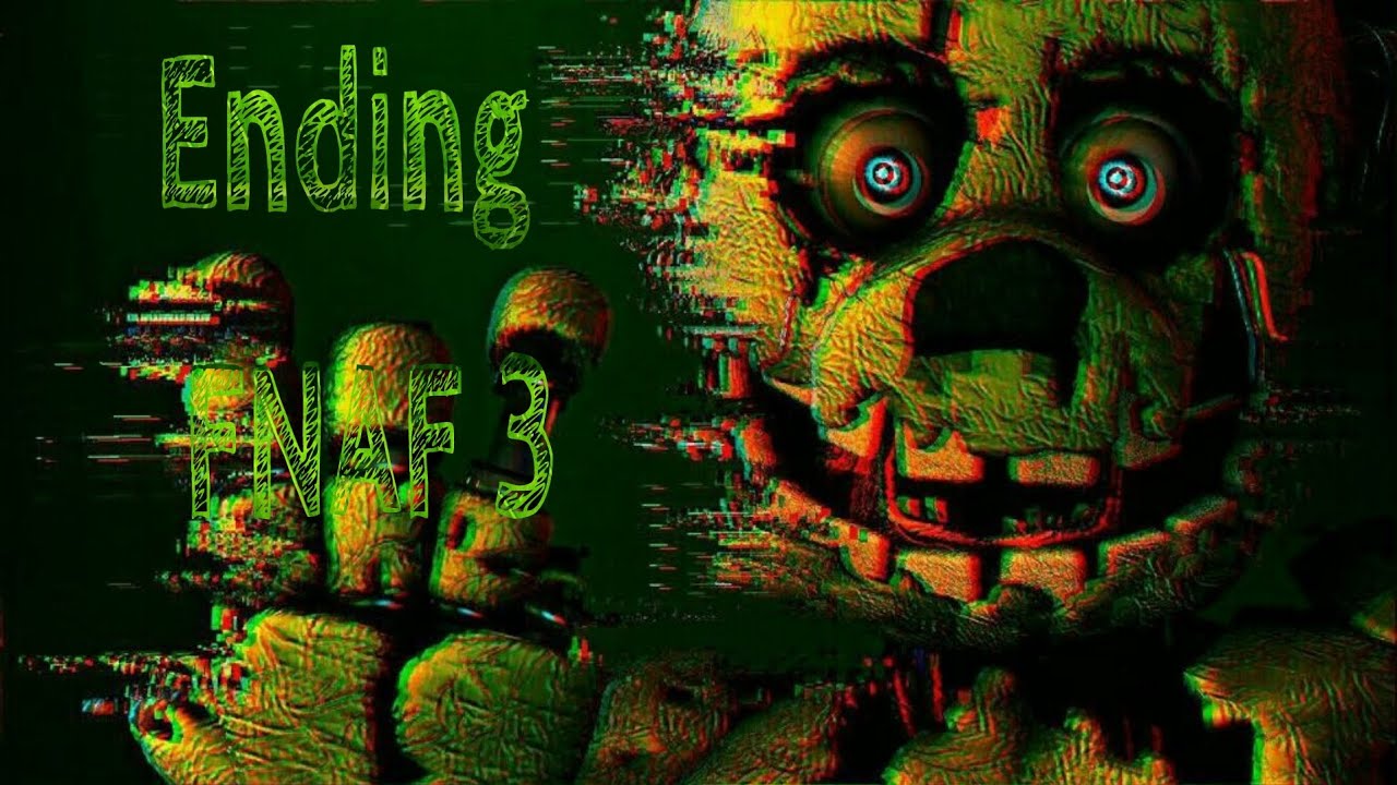 The Ending FNAF 3 - YouTube