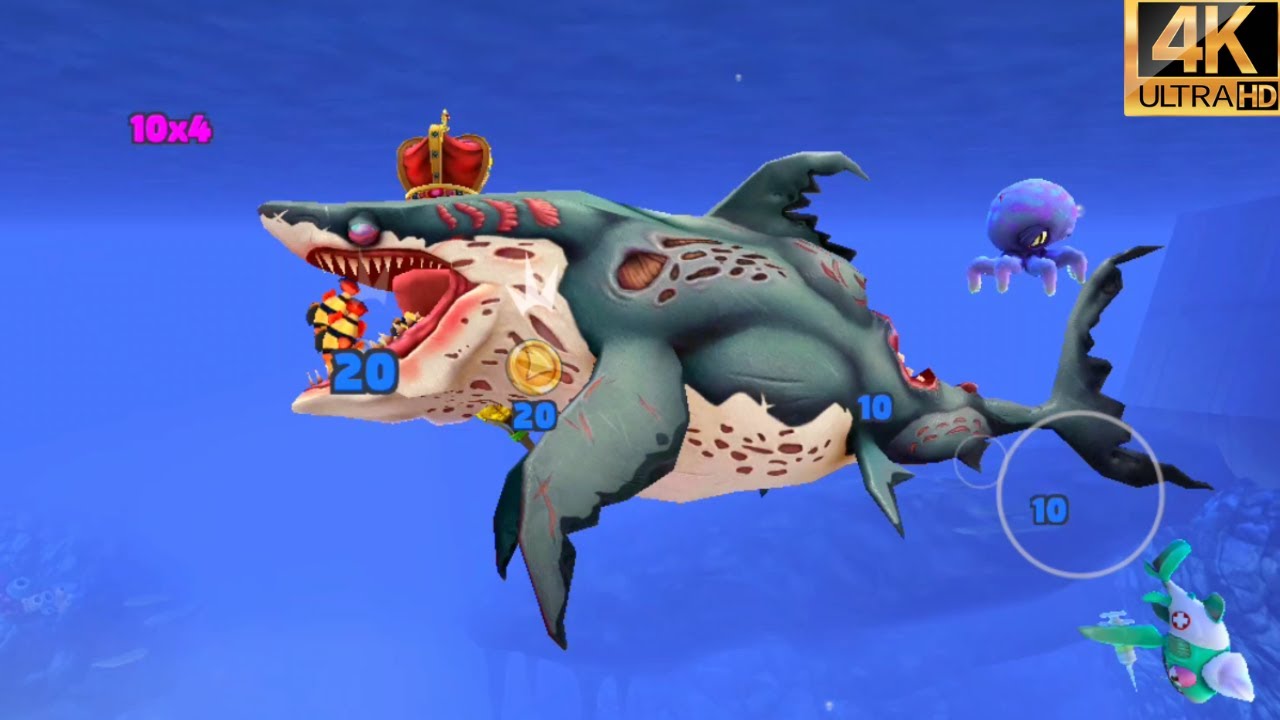 Alpha Zombie Shark Zombifies Sharks🦈 Hungry Shark World - YouTube