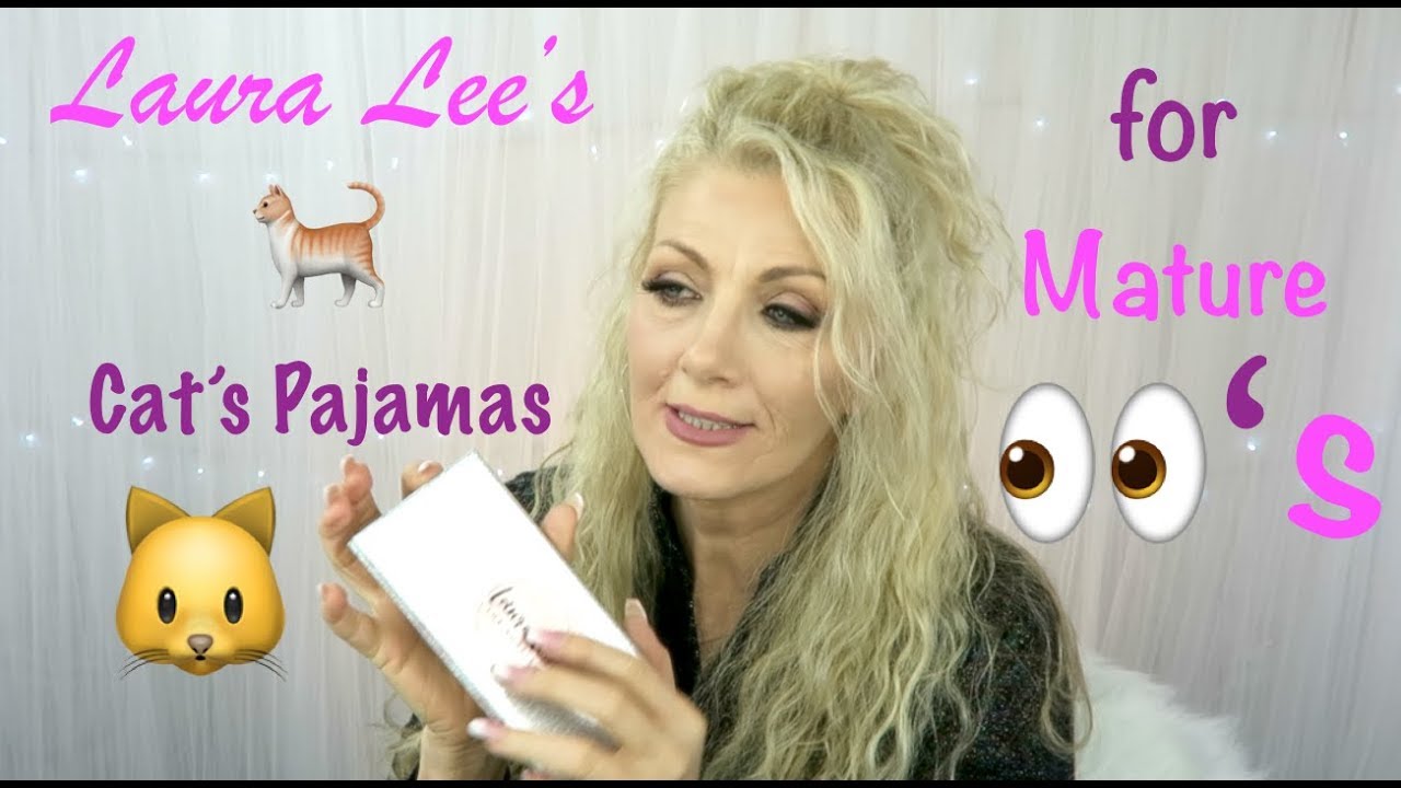 Laura Lee's Cat’s Pajamas Tutorial for Mature Eyes - BentlyK - YouTube