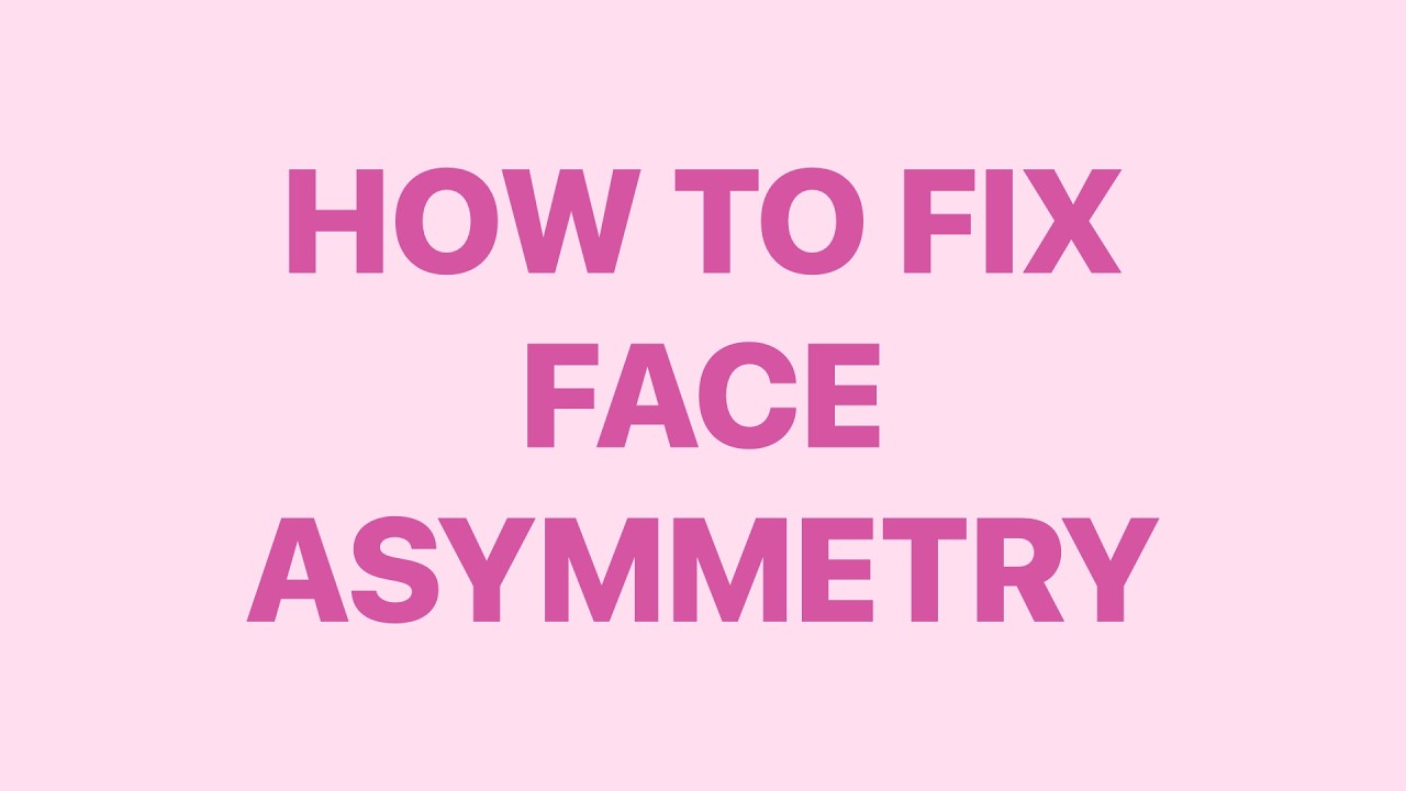 HOW TO FIX FACE ASYMMETRY IN 3MIN//ASYMMETRICAL FACE WORKOUT - YouTube
