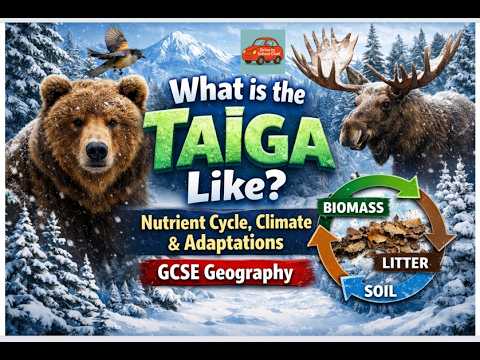 Ep 10 Characteristics of the Taiga Nutrient Cycling Plant & Animal ...