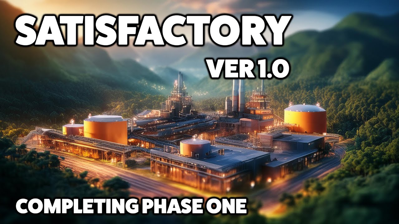 Playing Satisfactory ver 1.0 | New save | Getting Phase 1 done - YouTube