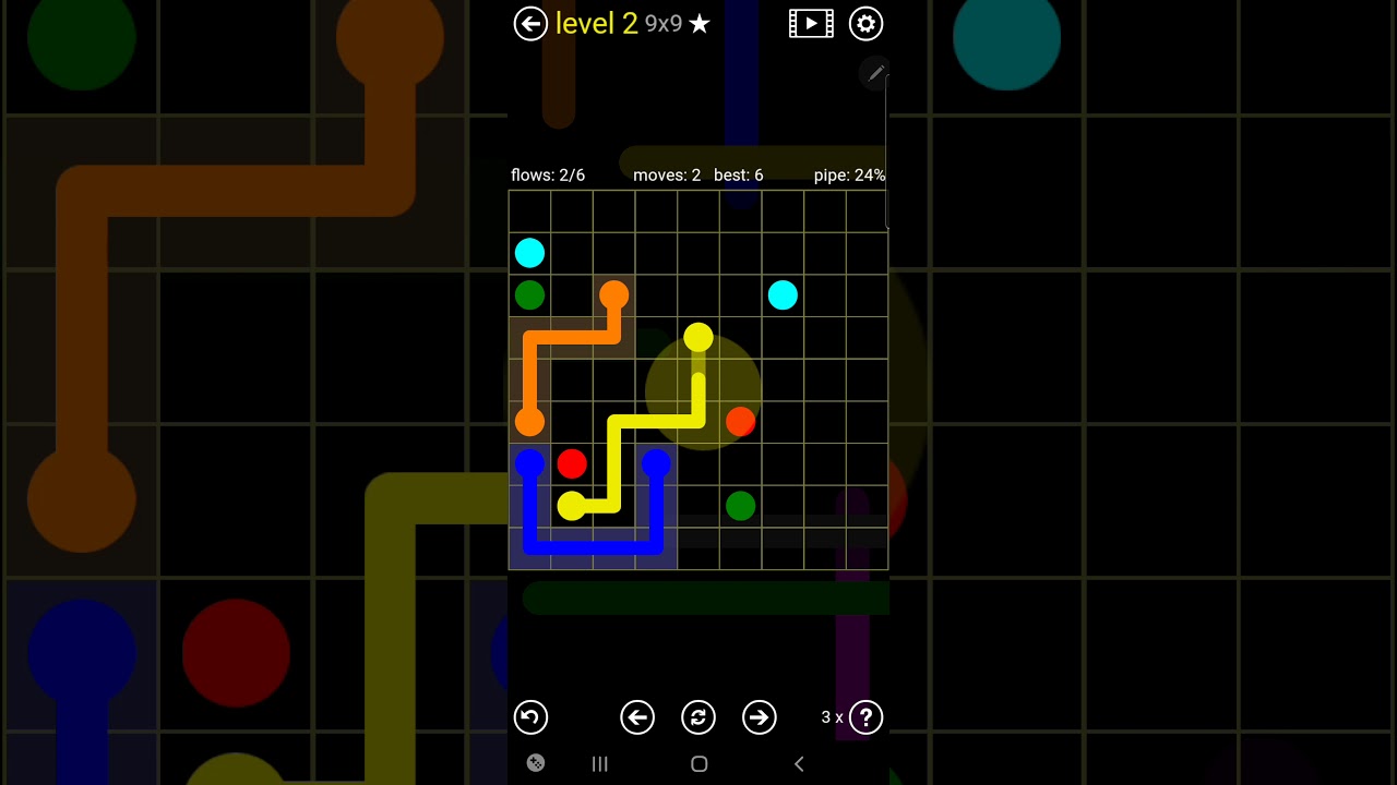 How To Solve Flow Free Extreme Pack 2 Level 2 9x9 Hard Board Walk ...