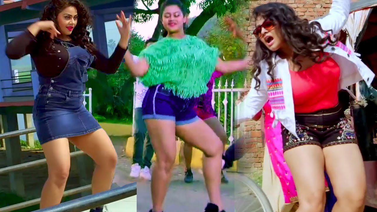 Bhojpuri Actress Tanushree Chatterjee | Hot Compilation | Milky Thighs ...