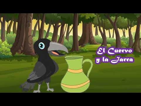 El Cuervo y la Jarra #cuento con moraleja #reflexion #pensamiento # ...