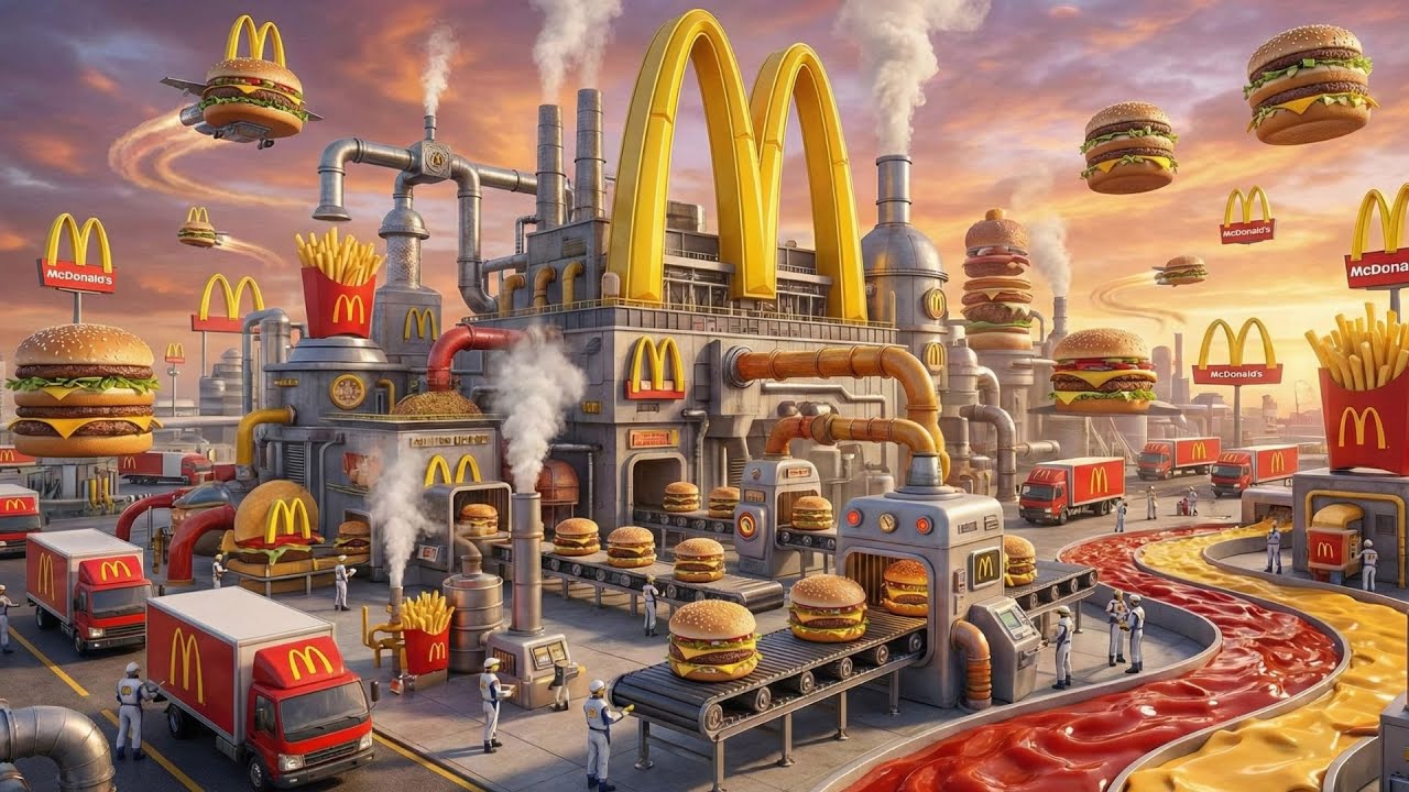 How McDonald’s Produces Its Iconic Big Mac Patties: Inside the ...