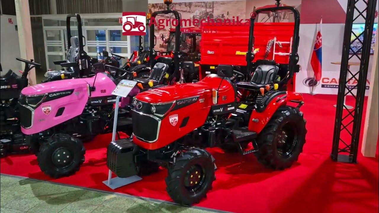 Malotraktor CAPTAIN 263 Agriwide pneu - Agromechanika Agrosalón 2022 - YouTube