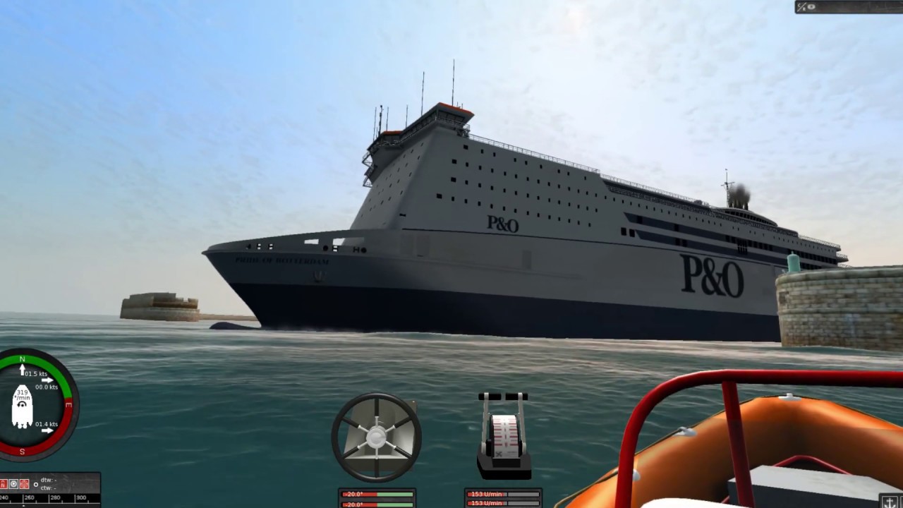 Ship Simulator SSX P&O Ferries Pride of Rotterdam from Dover to Calais ...